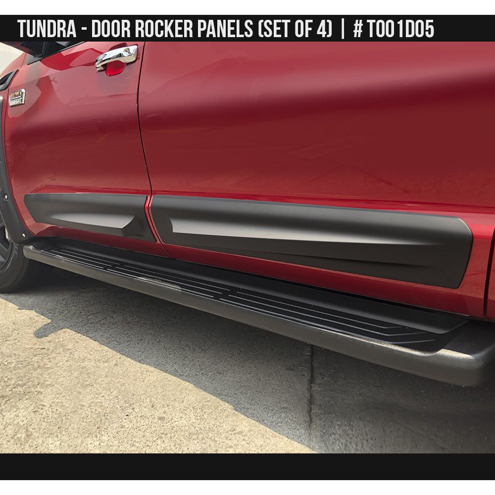 Air Design Door Rocker Panel Set For Crew Max Tundra (2014-2019 ...
