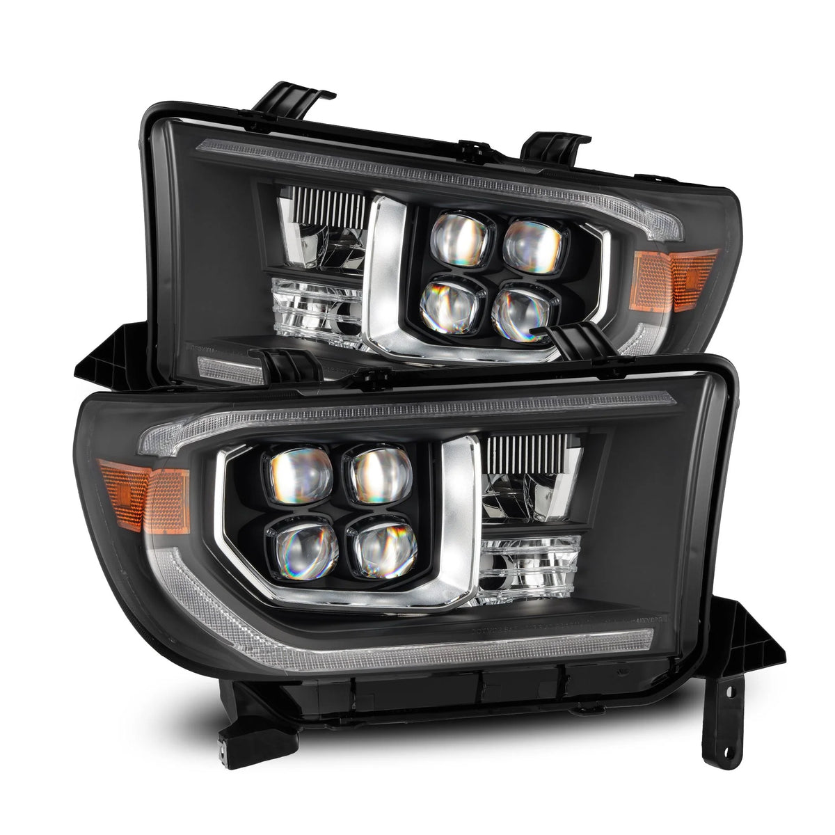 Alpharex MK II NOVA Series Black LED Projector Headlights (2007-2013 ...