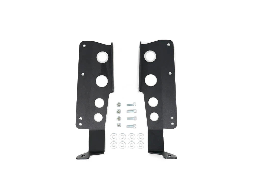 Cali Raised 42" Hidden Grille Curved LED Light Bar Mounting Brackets f ...