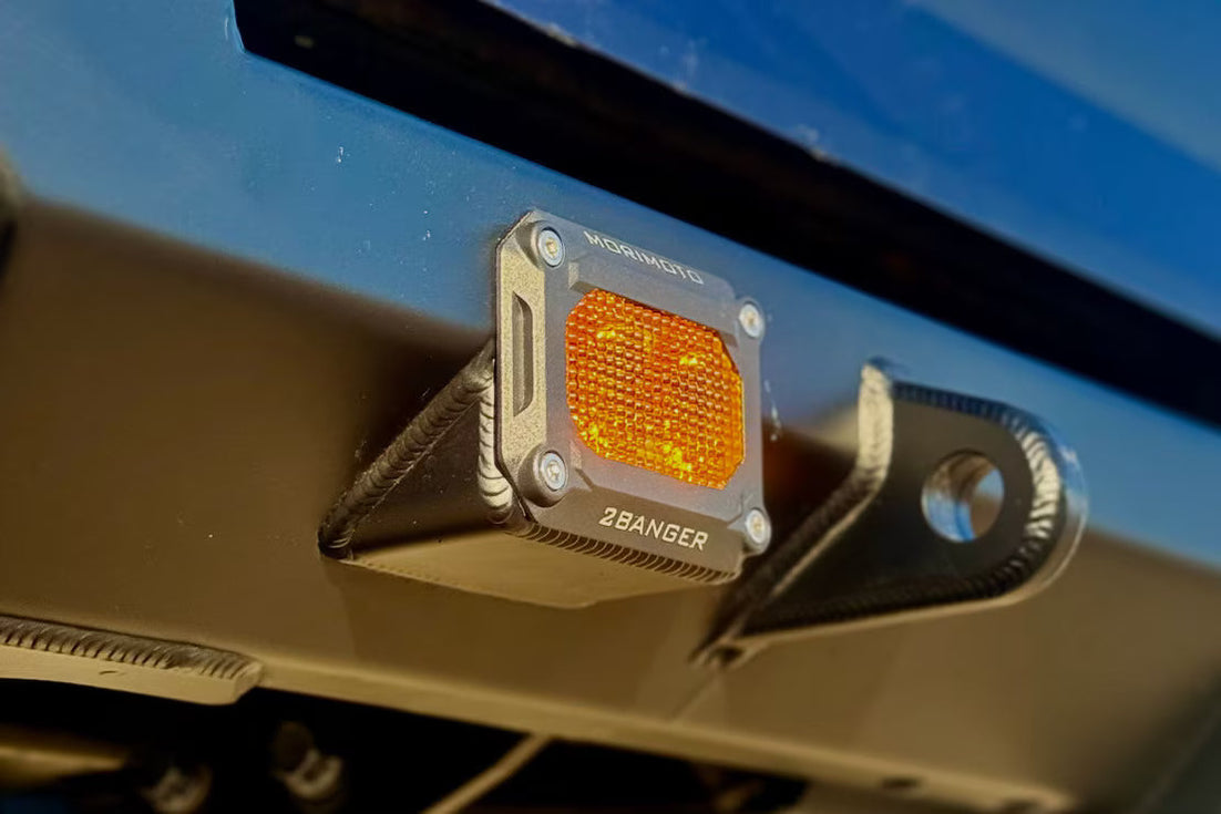 Morimoto 2 Banger Pod Lights: Flush Mounting Kit — Tundra Lifestyle