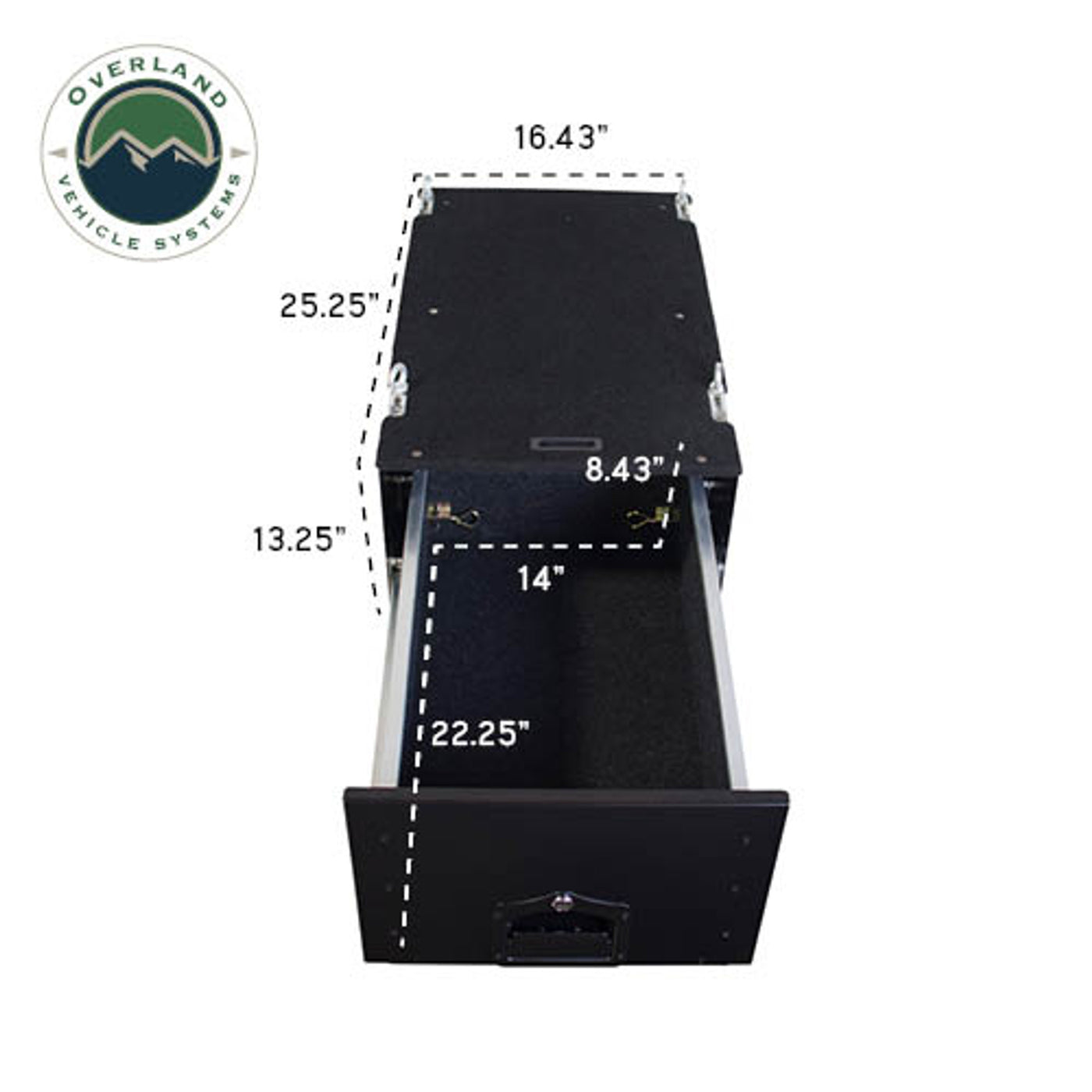 Overland Vehicle Systems Cargo Box W/Slide Out Drawer & Working Statio ...