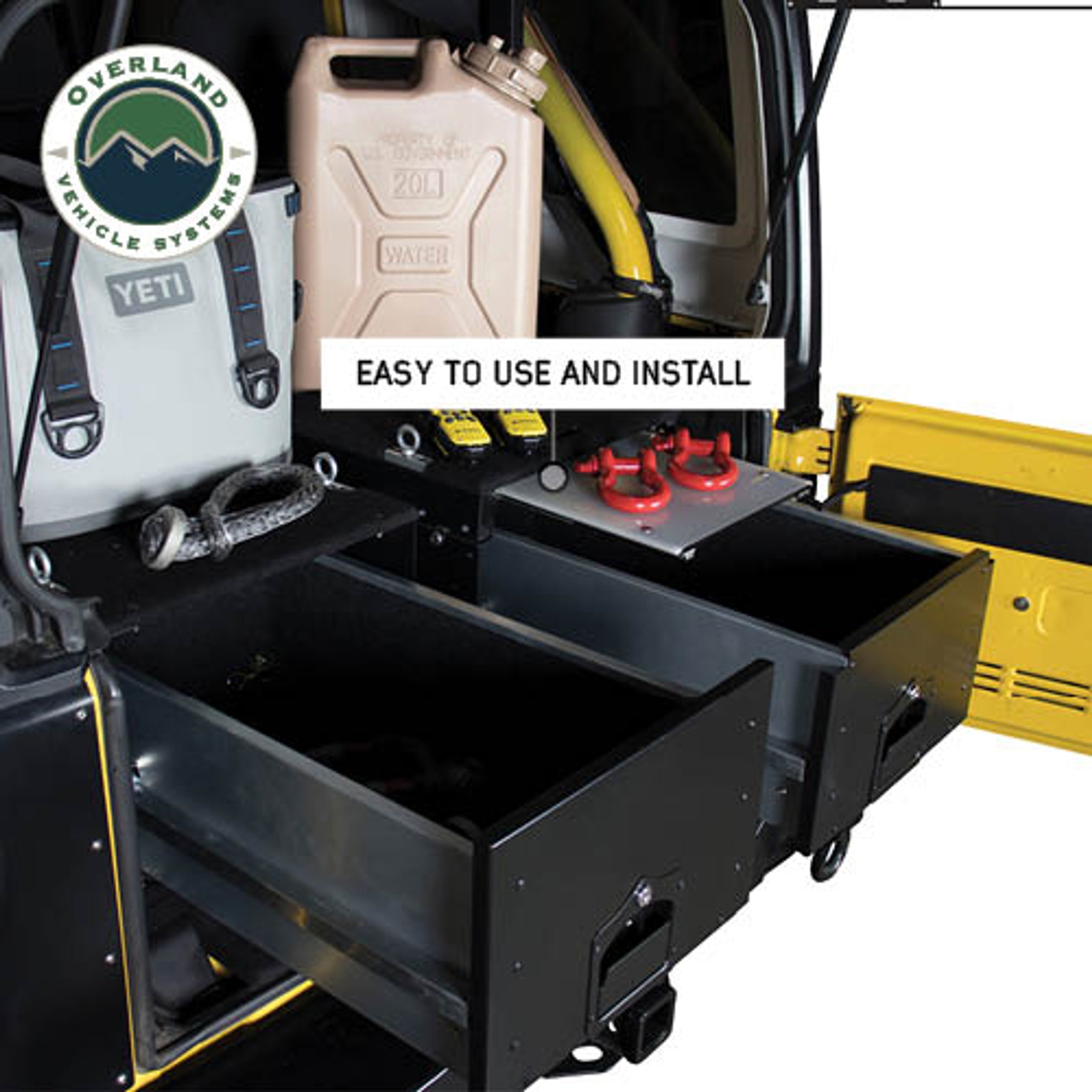 Overland Vehicle Systems Cargo Box W/Slide Out Drawer & Working Statio ...