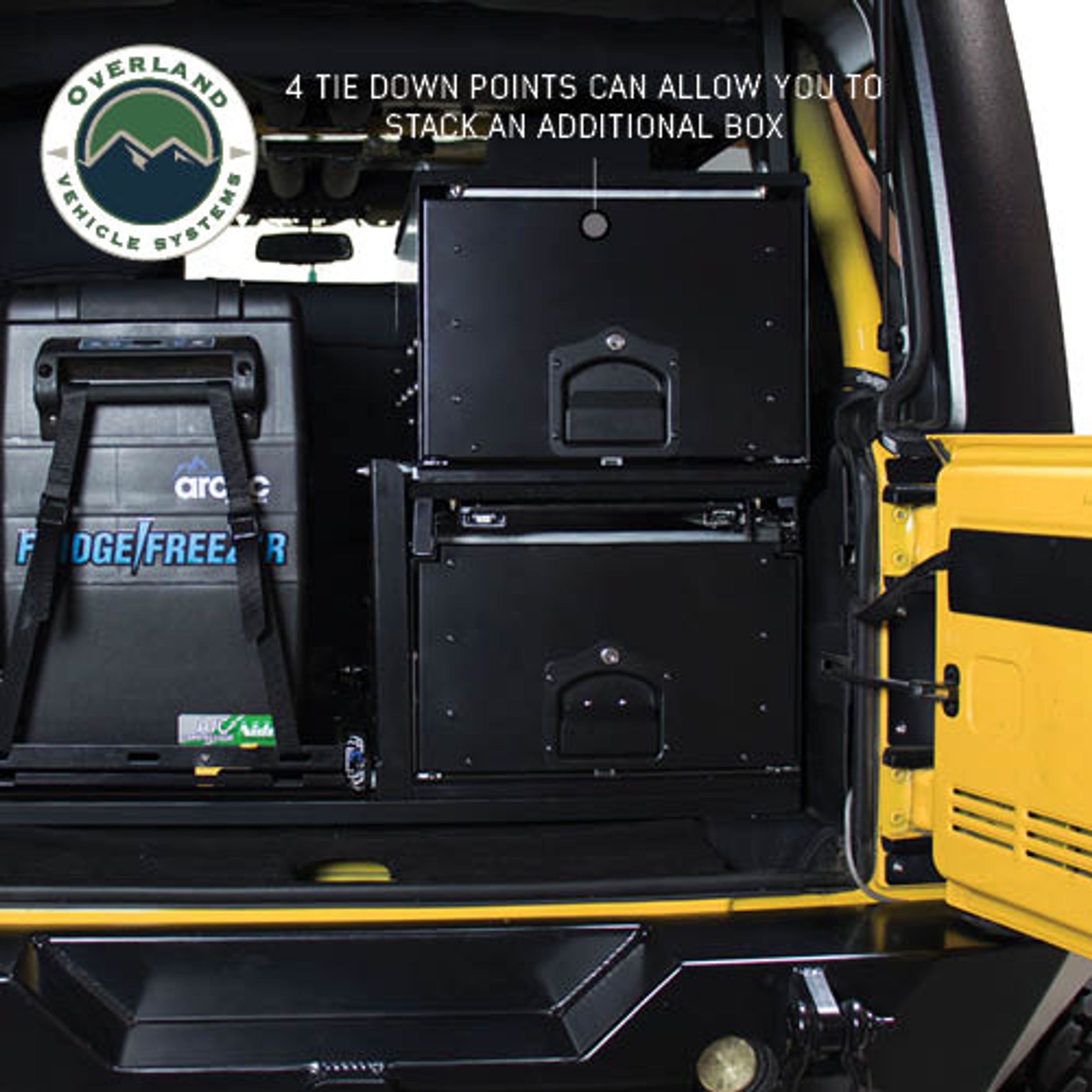 Overland Vehicle Systems Cargo Box W/Slide Out Drawer & Working Statio ...