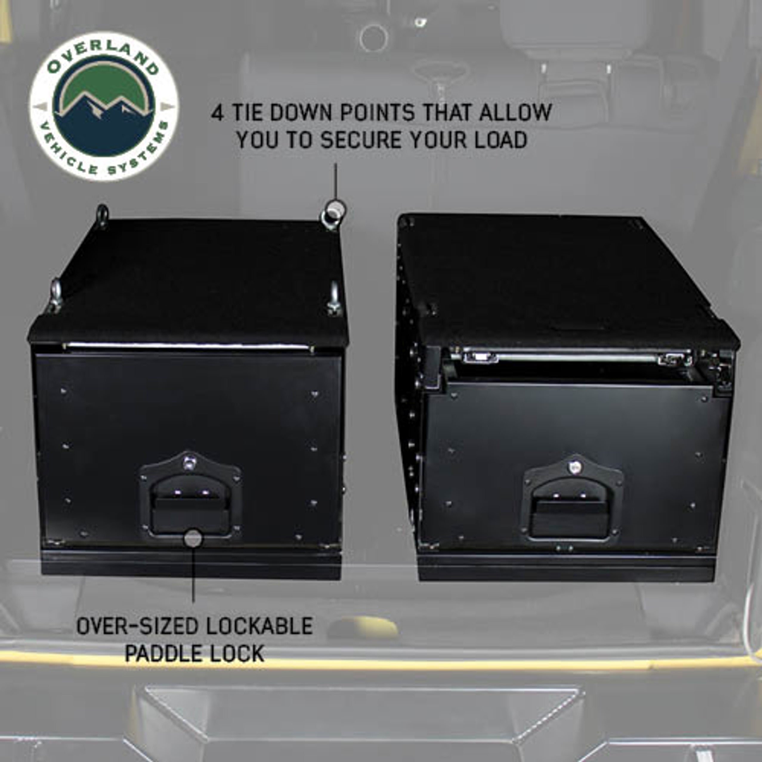 Overland Vehicle Systems Cargo Box W/Slide Out Drawer & Working Statio ...