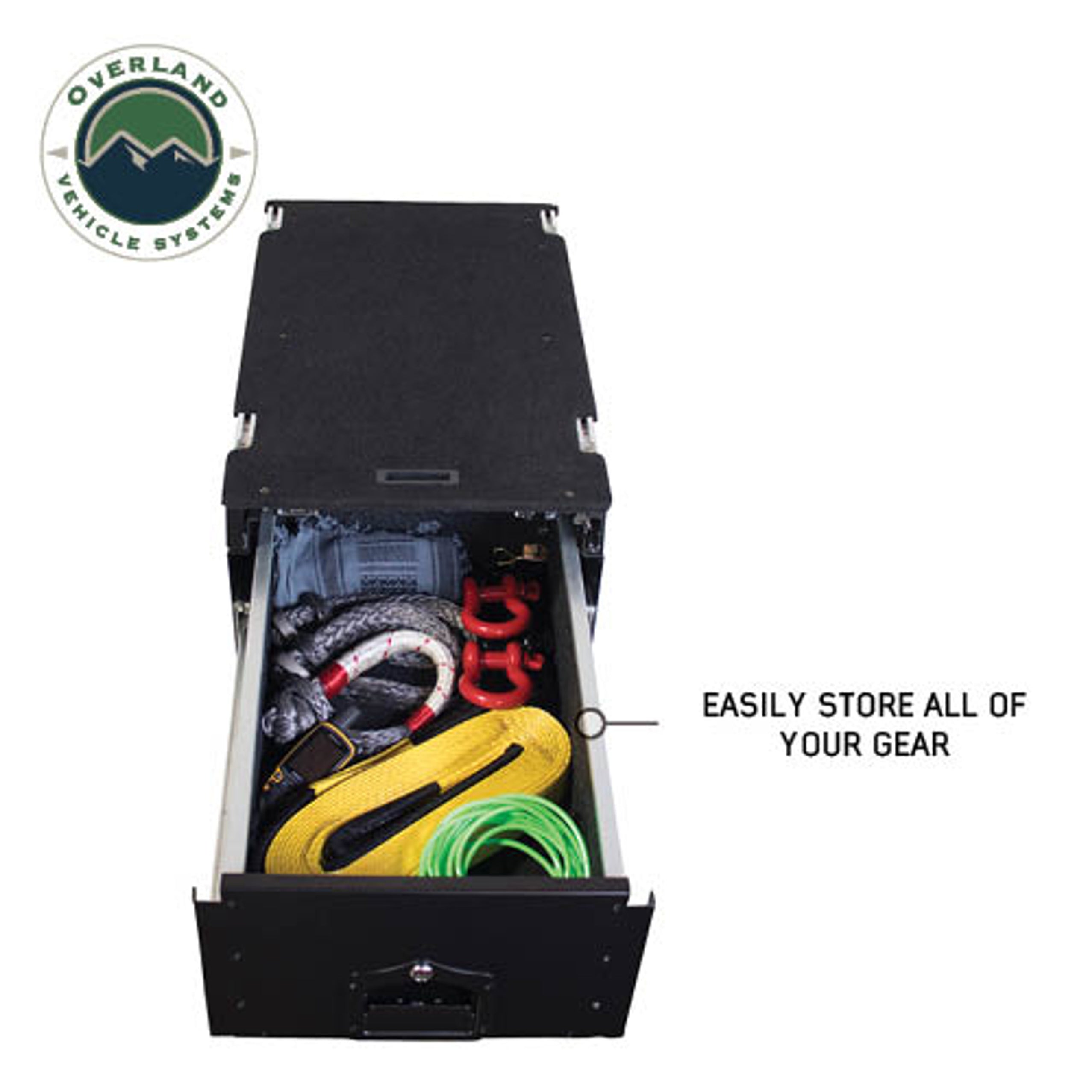 Overland Vehicle Systems Cargo Box W/Slide Out Drawer & Working Statio ...