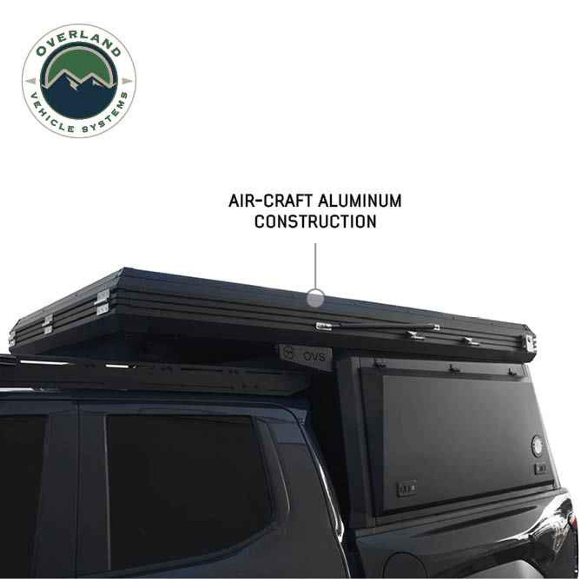 Overland Vehicle Systems Excursion Camper Shell Roof Top Tent Combo ...