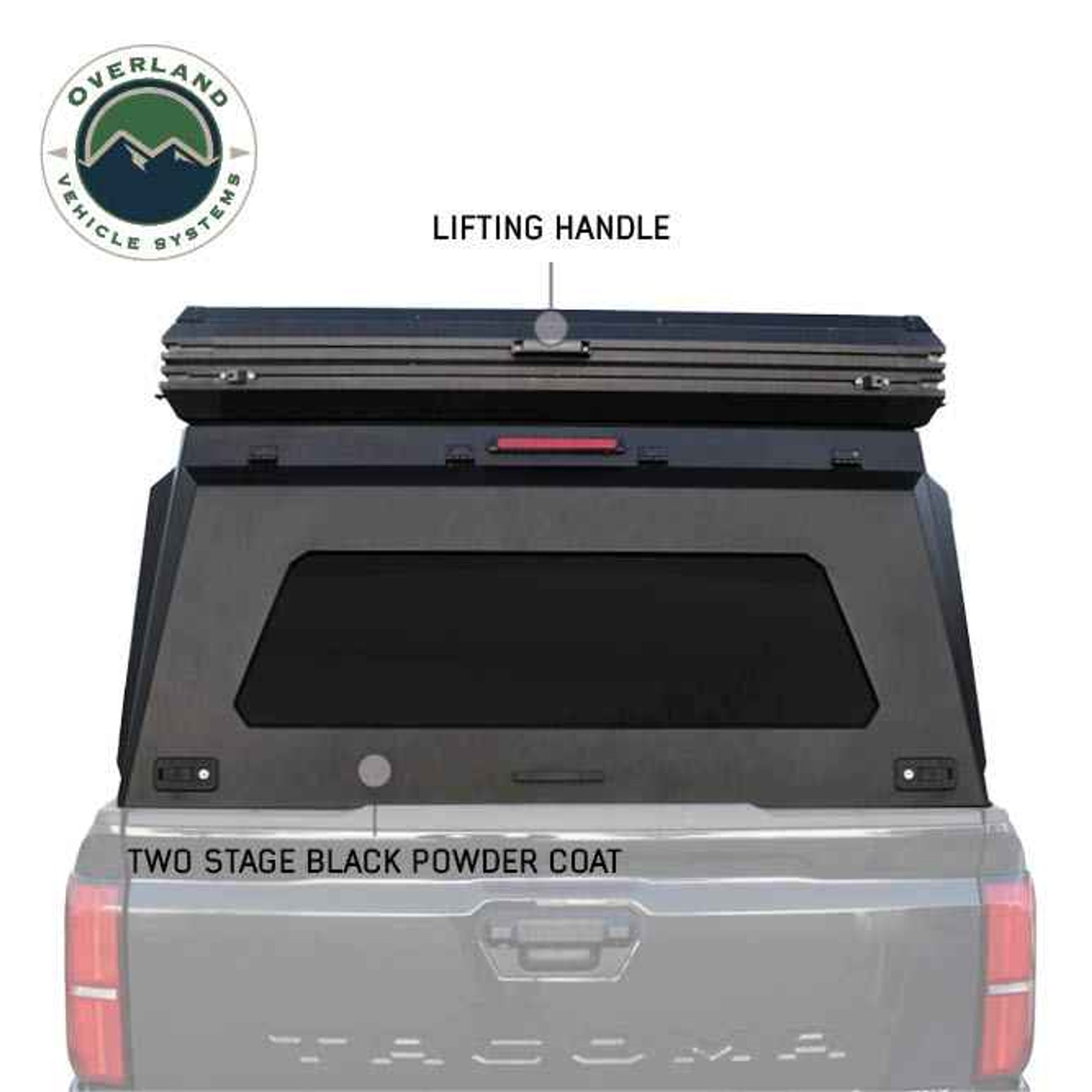 Overland Vehicle Systems Excursion Camper Shell Roof Top Tent Combo ...