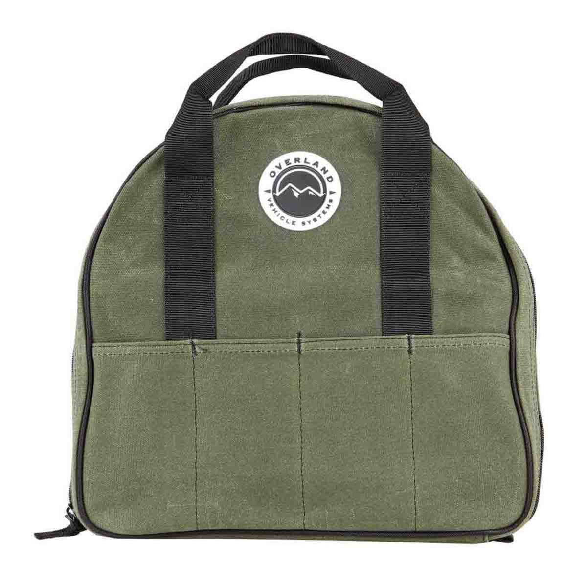 Overland Vehicle Systems Jumper Cable Storage Bag #16 Waxed Canvas ...