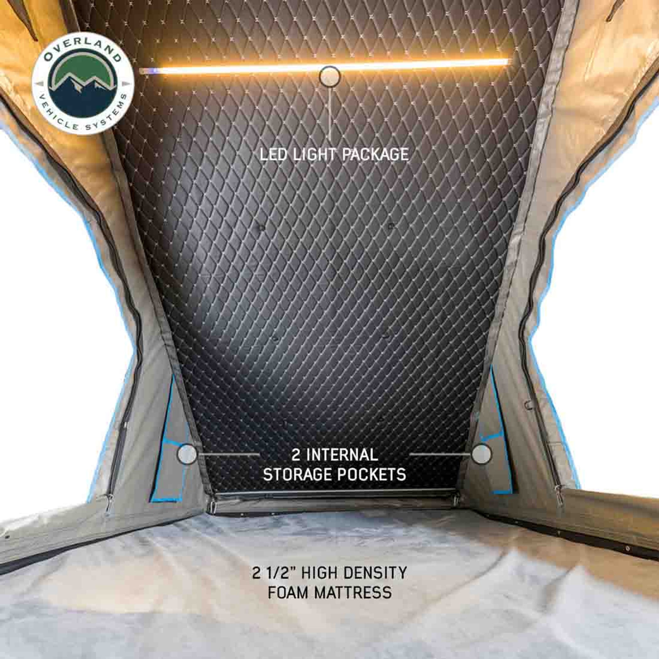 Overland Vehicle Systems MagPak Camper Shell/Roof Top Tent Combo ...