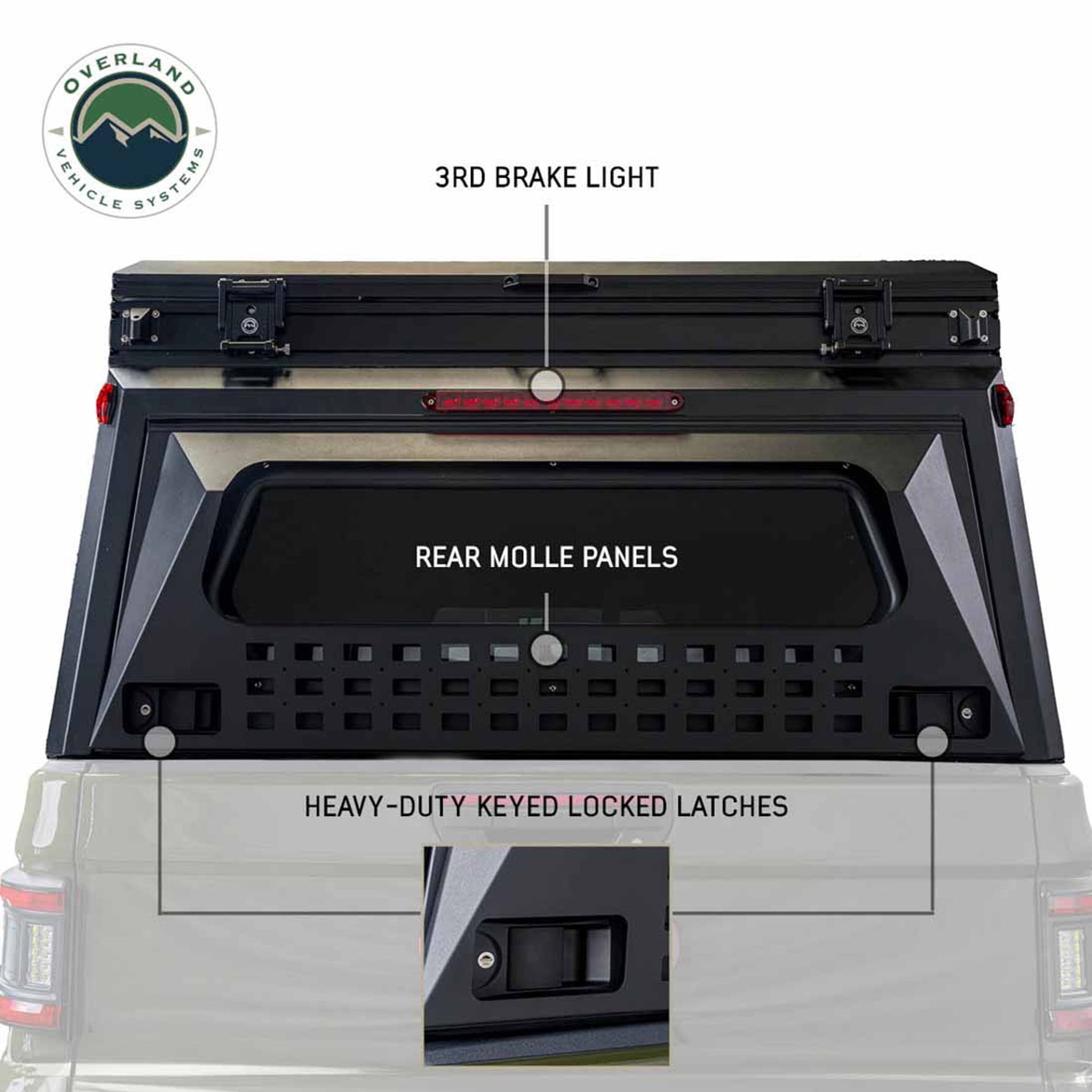 Overland Vehicle Systems MagPak Camper Shell/Roof Top Tent Combo ...
