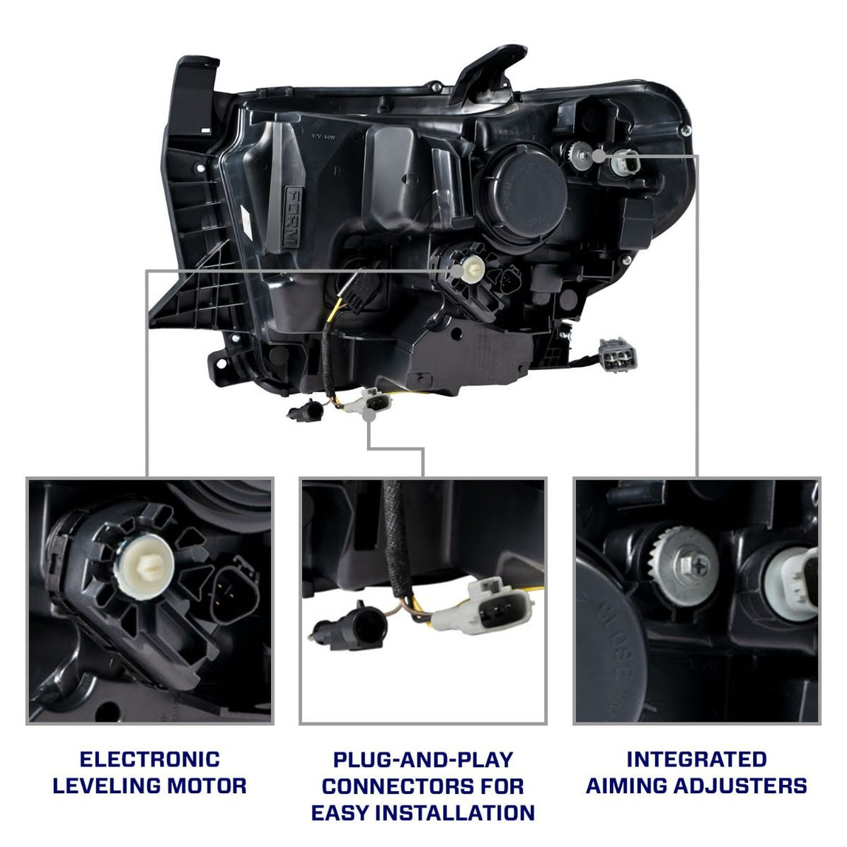 Form Lighting LED Reflector Headlights For Tundra (2014-2021) — Tundra ...